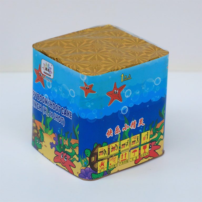 Happy Boom Shoot Cake (4 Inch (H), 16 Shot) - Pakatan MJN