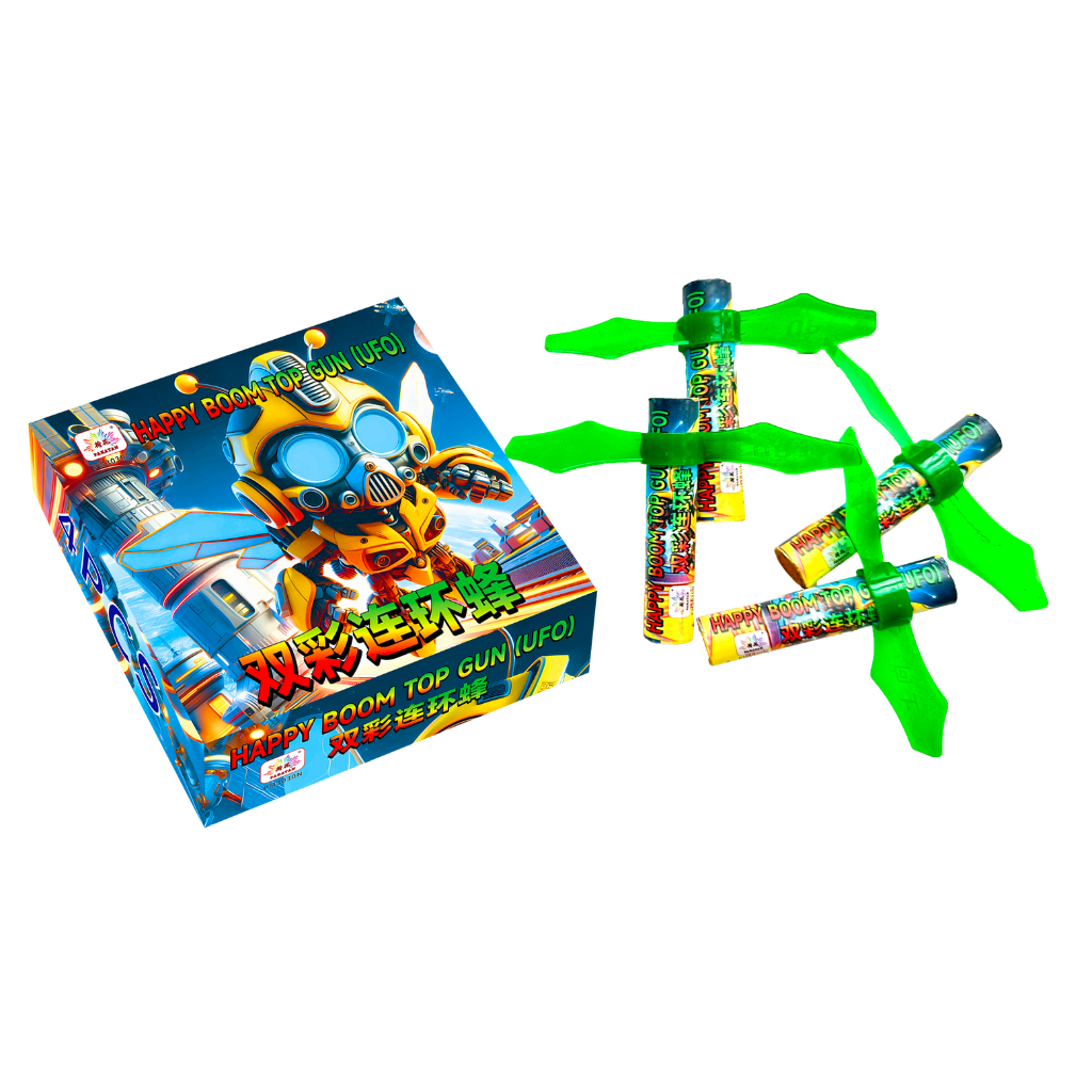 PM3030N Happy Boom Top Gun (Ufo) 双彩连环蜂 - Pakatan MJN